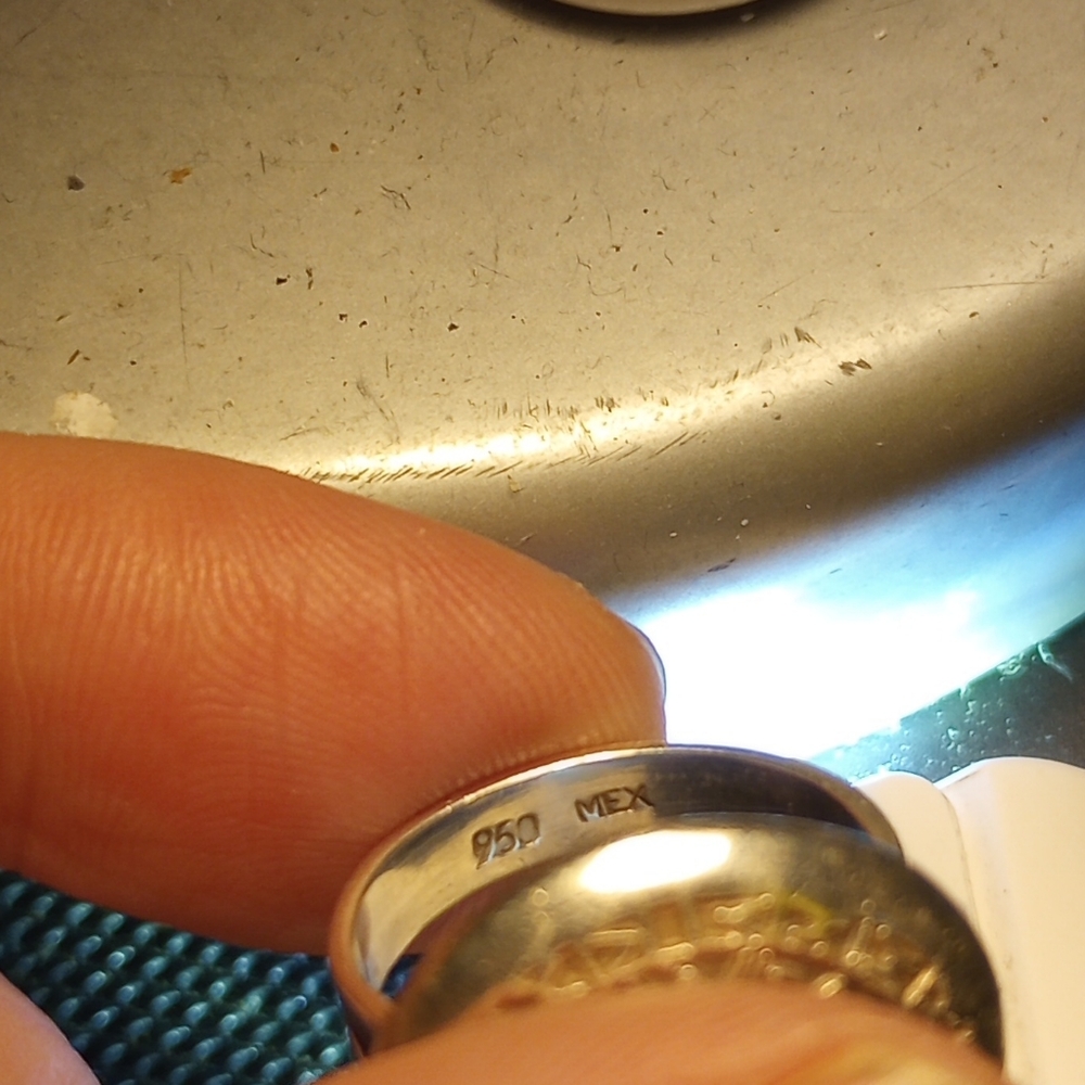 Mexico Ring 7 950 Silver - Gem